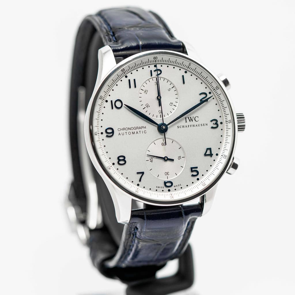 Pre-owned IWC Portugieser Chronograph Stainless Steel 41mm (IW371446 ...