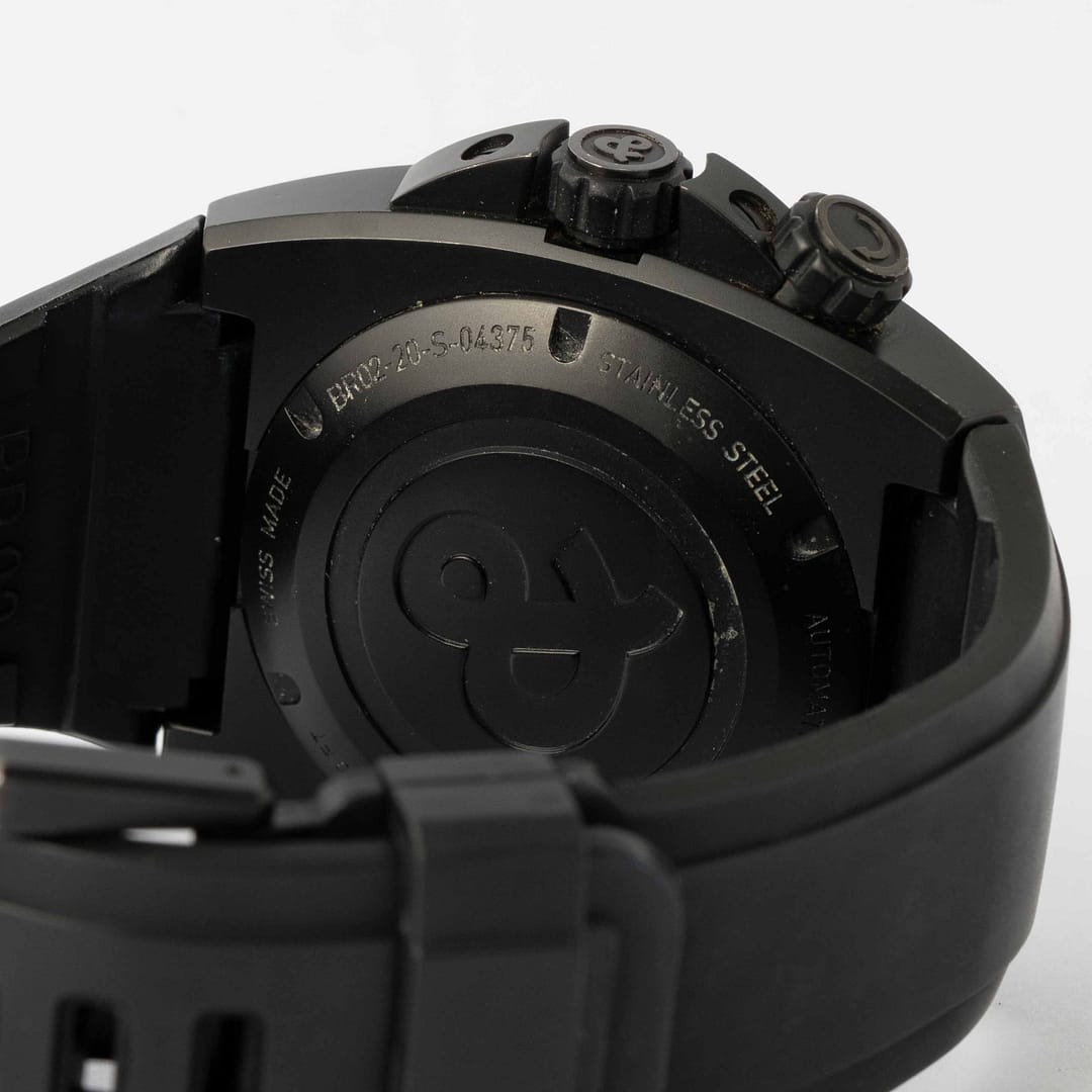 Preowned Bell & Ross BR 02 Marine Automatic Neon Orange Black PVD ...