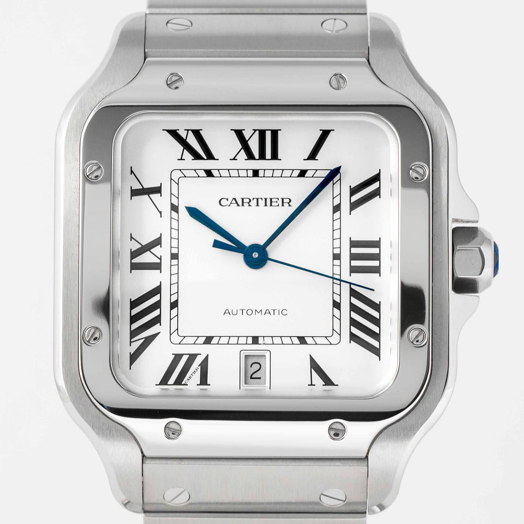 Cartier Santos De Cartier Large Model Date Stainless Steel 39.8mm ...