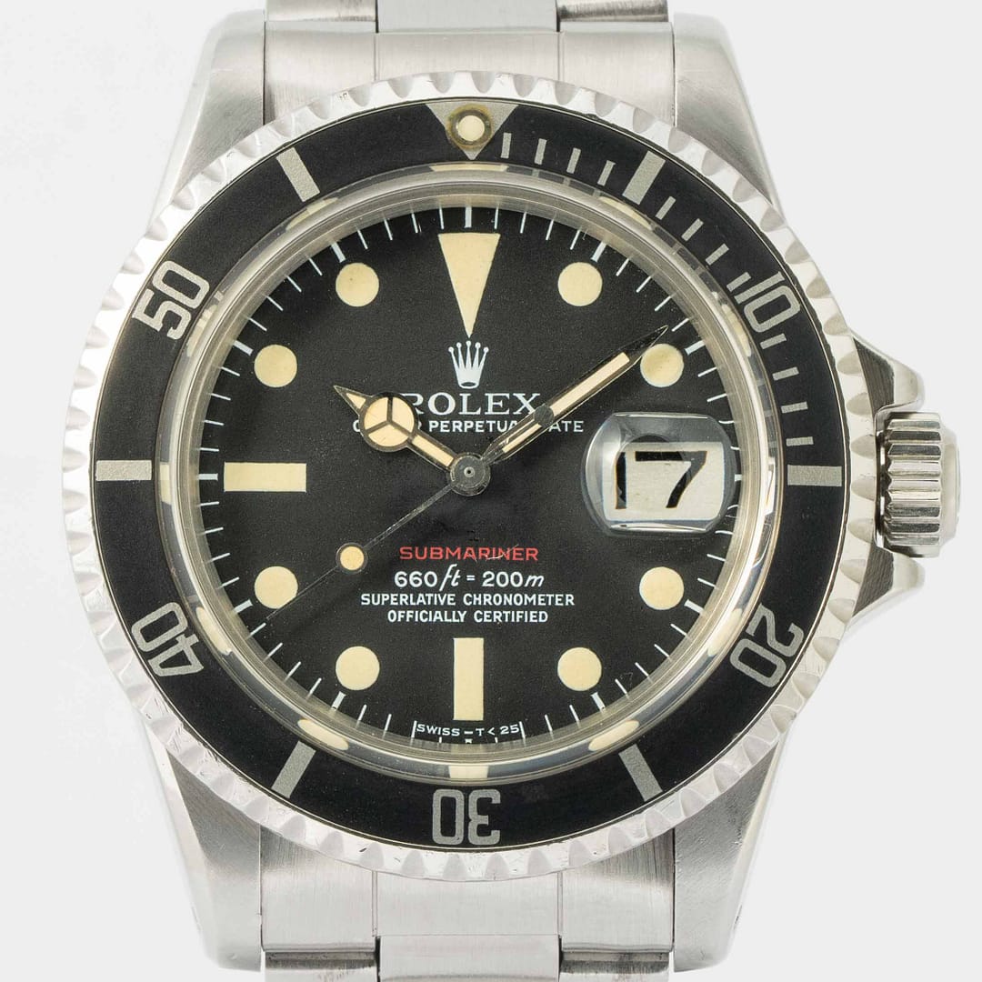 Rolex Vintage 1973 Red Submariner Mark IV Feet First Dial Date ...