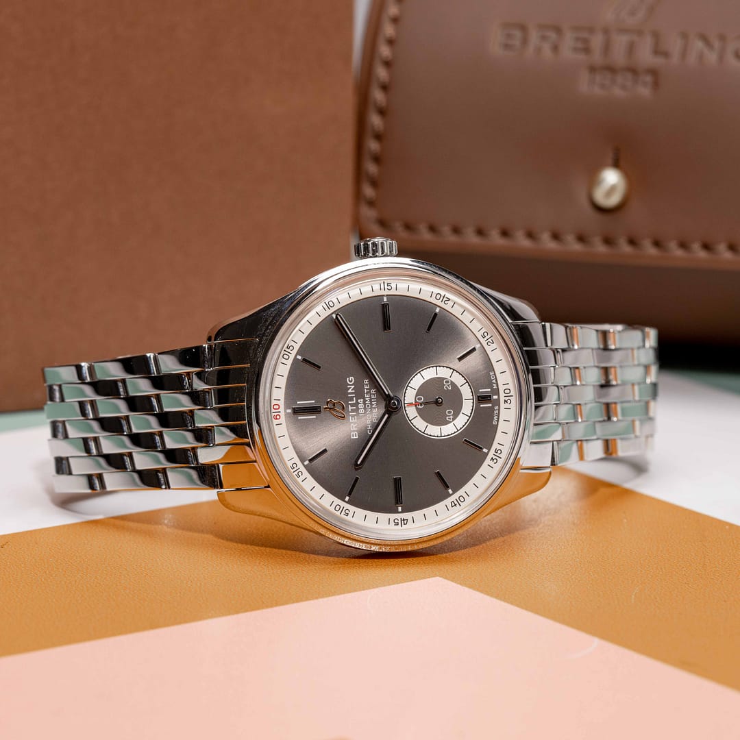 Preowned Breitling Premier Automatic Stainless Steel 40mm ...