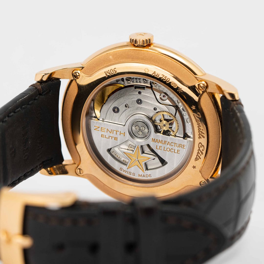 Preowned Zenith Elite Classic Fume Dial Rose Gold 39mm (18.2290.679/18 ...