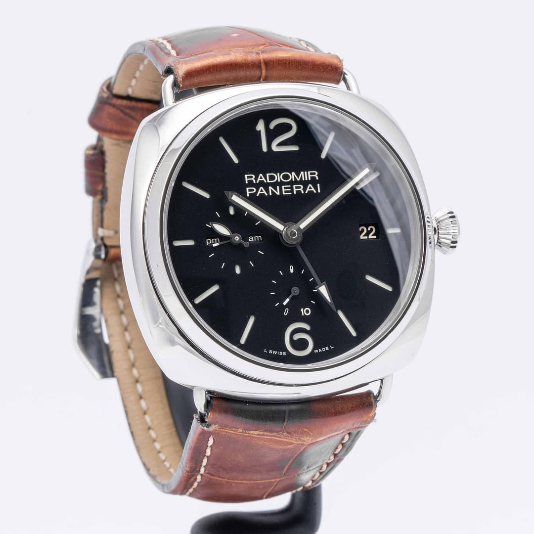Preowned Panerai Radiomir 10-Days GMT Stainless Steel 47mm (PAM00323 ...