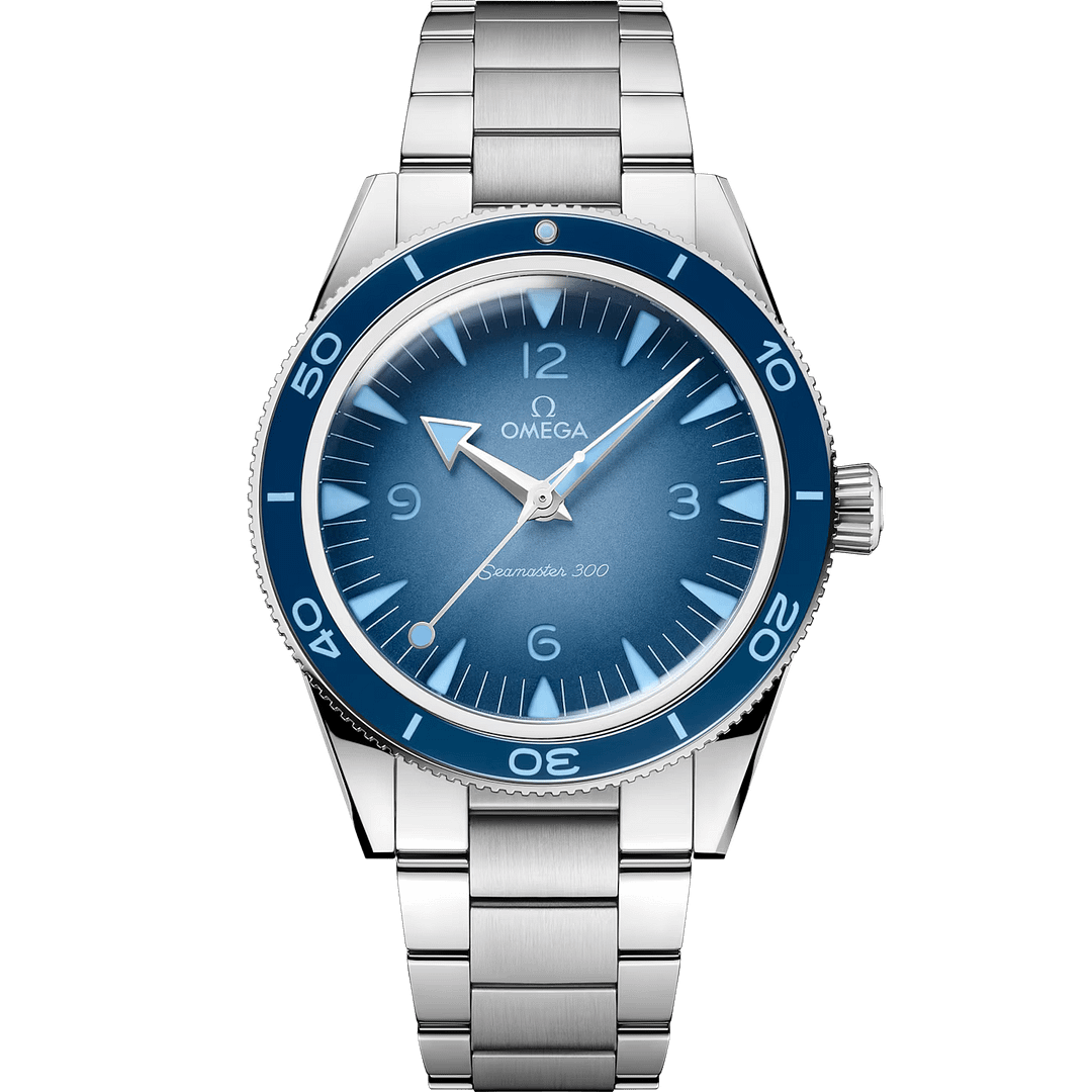 Omega Seamaster 300 75th Anniversary Edition 41MM Steel Summer Blue ...