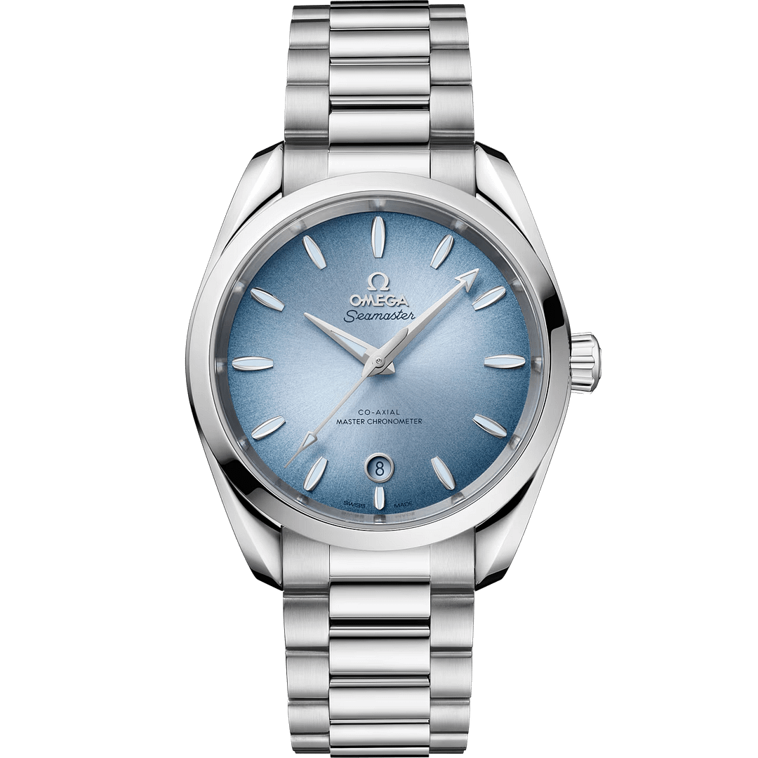 Omega Seamaster Aqua Terra 150M 38MM Steel Summer Blue (220.10.38.20.03 ...