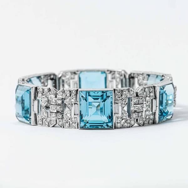 blue diamond bracelets