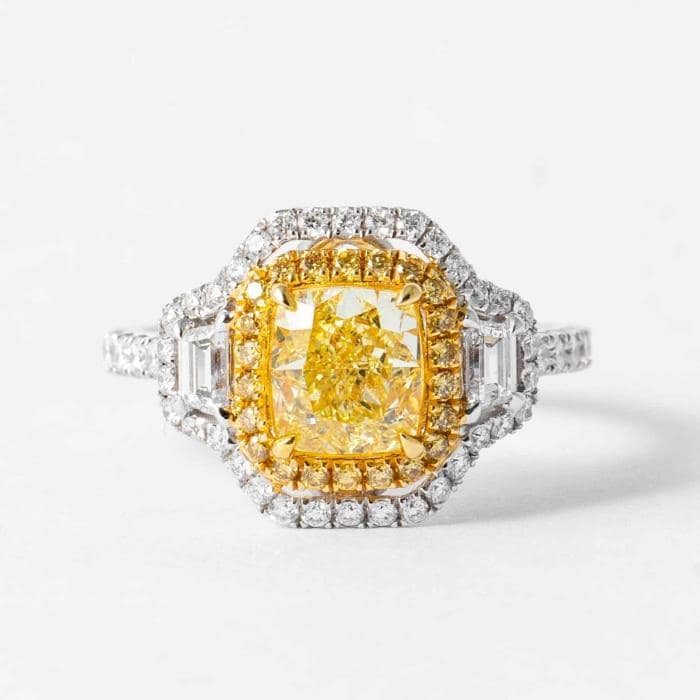 diamond canary ring