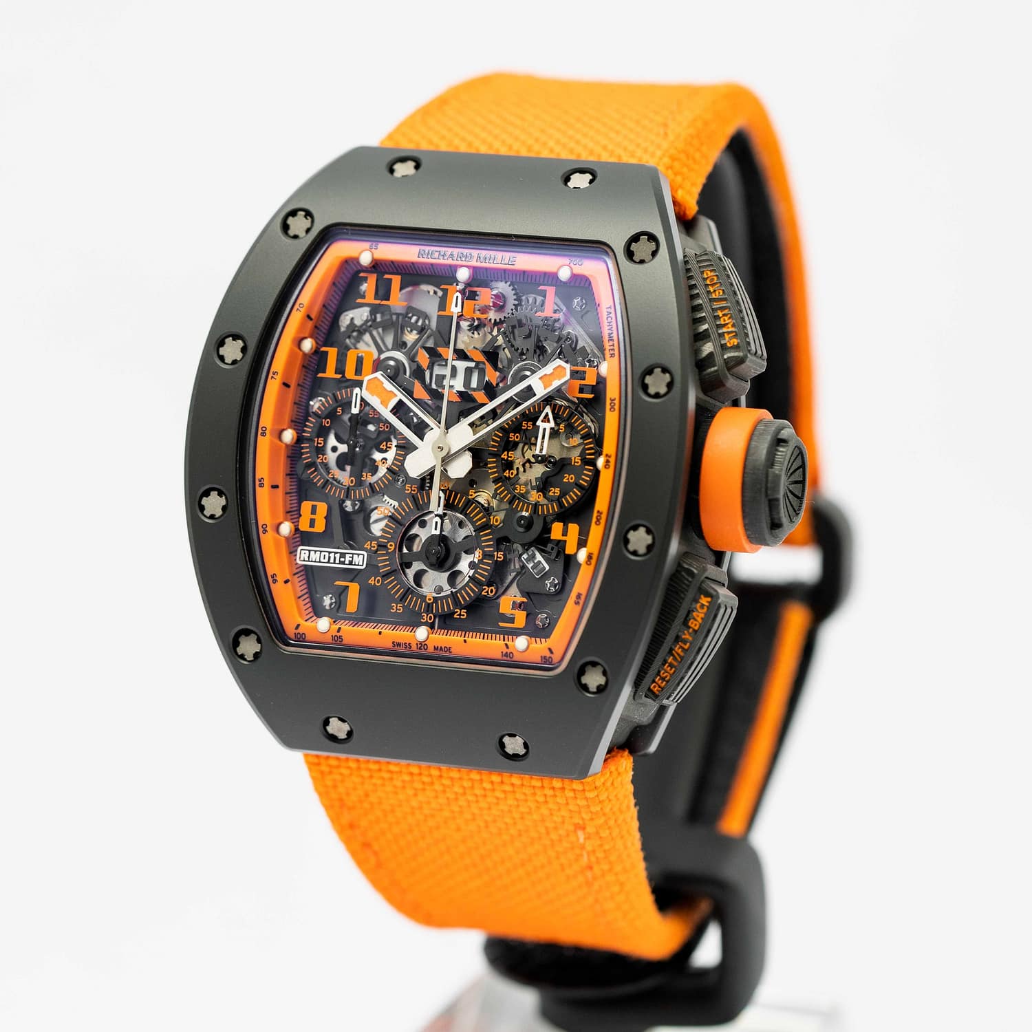 Richard Mille RM 011 Felipe Massa Flyback Chronograph Orange Storm ...