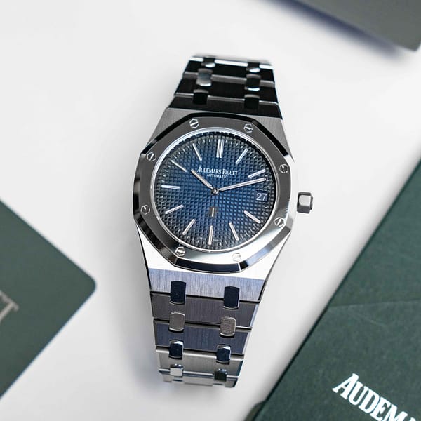 Audemars Piguet Royal Oak "Jumbo" 15202IP Platinum and Titanium 39mm ...