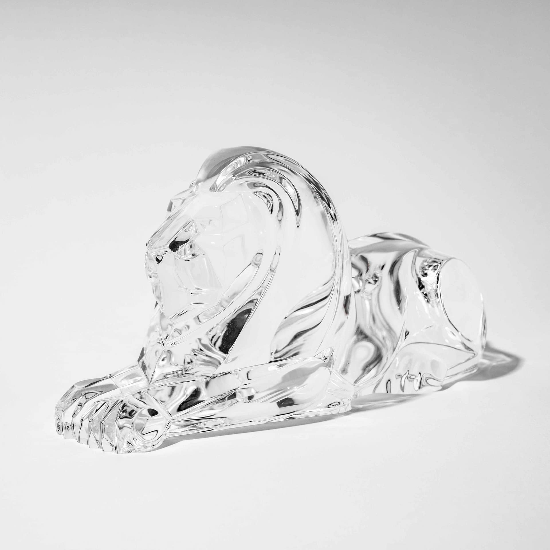 Vintage Steuben Crystal Lion Sculpture (American, 20th Century ...