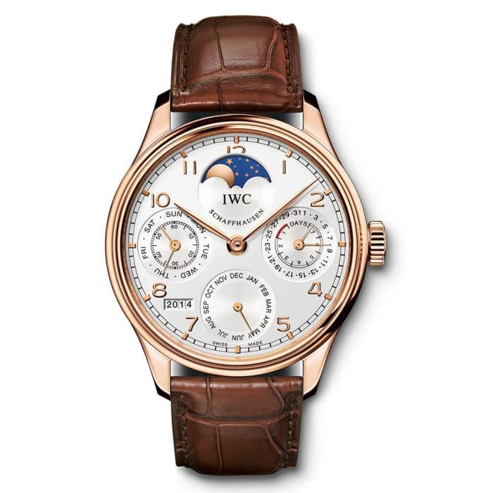 IWC Portugieser Perpetual Calendar 44.2mm Rose Gold (IW503302) — Shreve ...