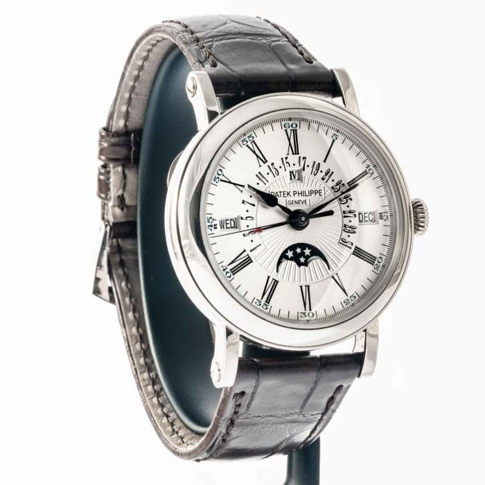 Patek Philippe 5159G-001 Perpetual Calendar Retrograde Moon Phase White ...