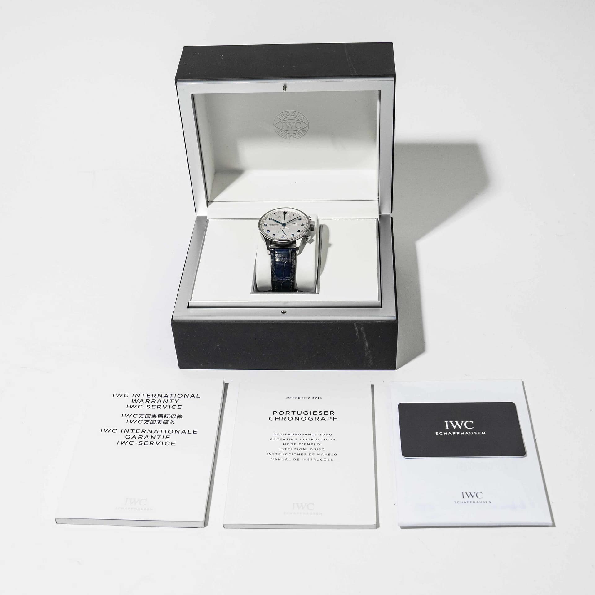 Pre-owned IWC Portugieser Chronograph Stainless Steel 41mm (IW371446 ...