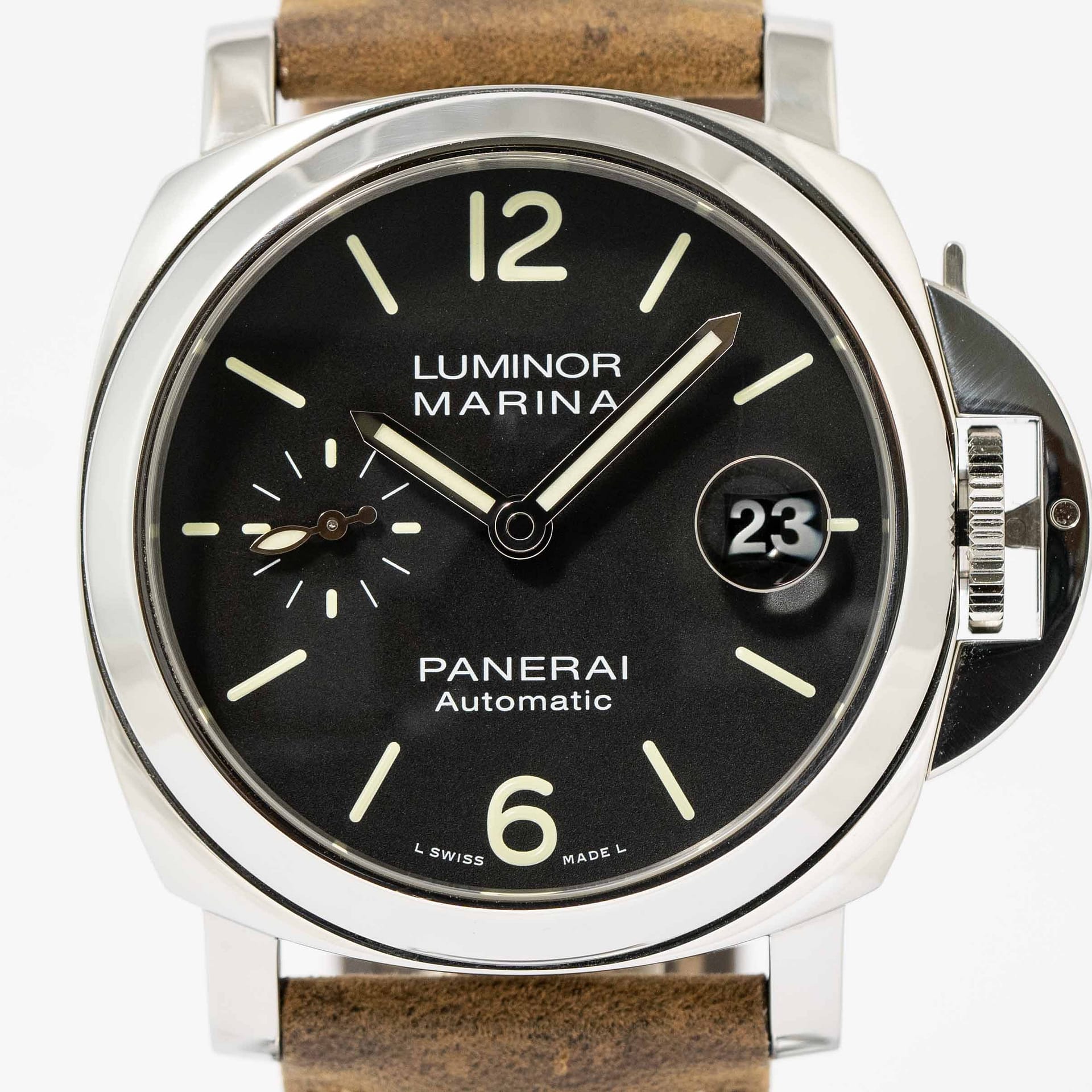 Pre-owned Paneri Luminor Marina Stainless Steel 40mm (PAM01048 ...