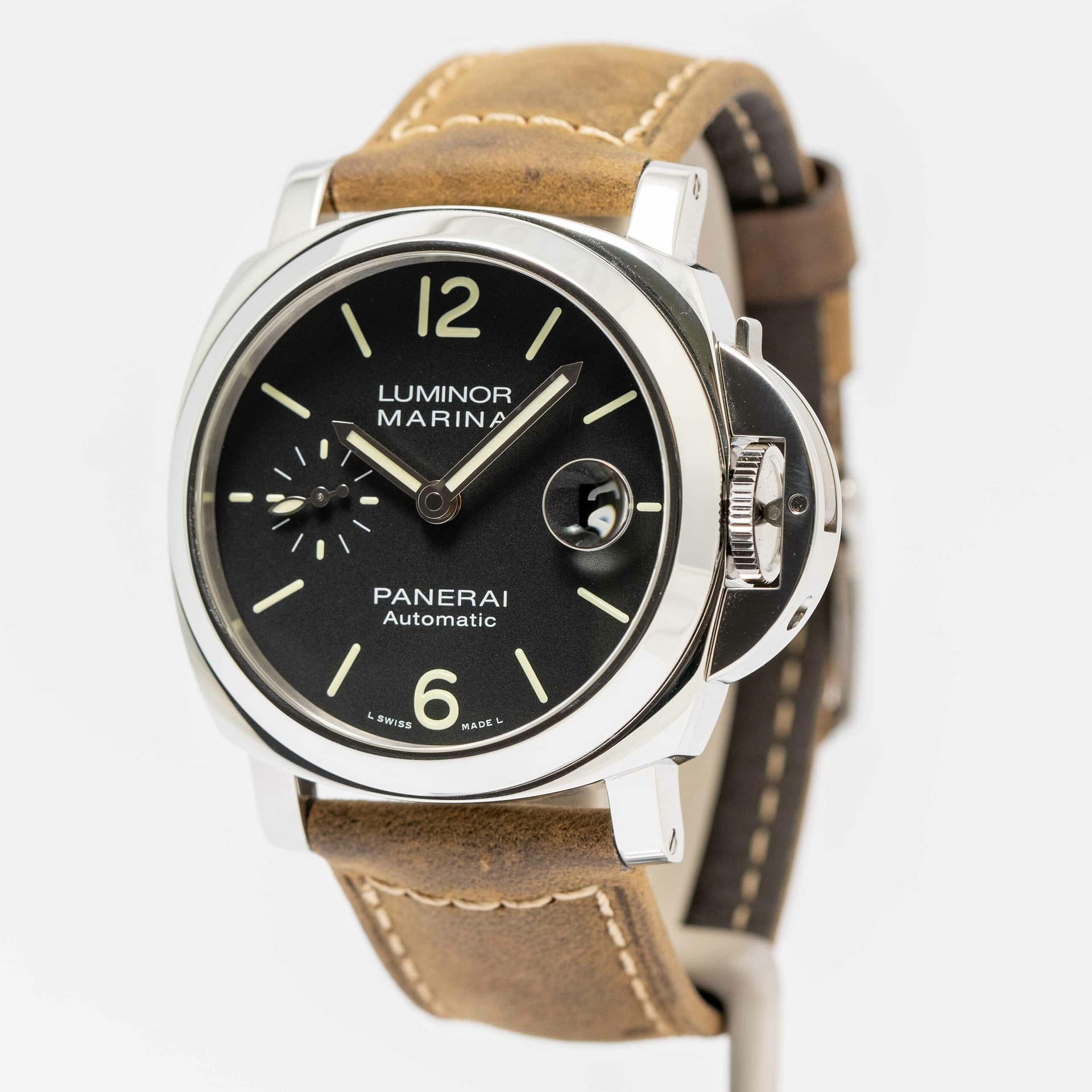 Pre-owned Paneri Luminor Marina Stainless Steel 40mm (PAM01048 ...