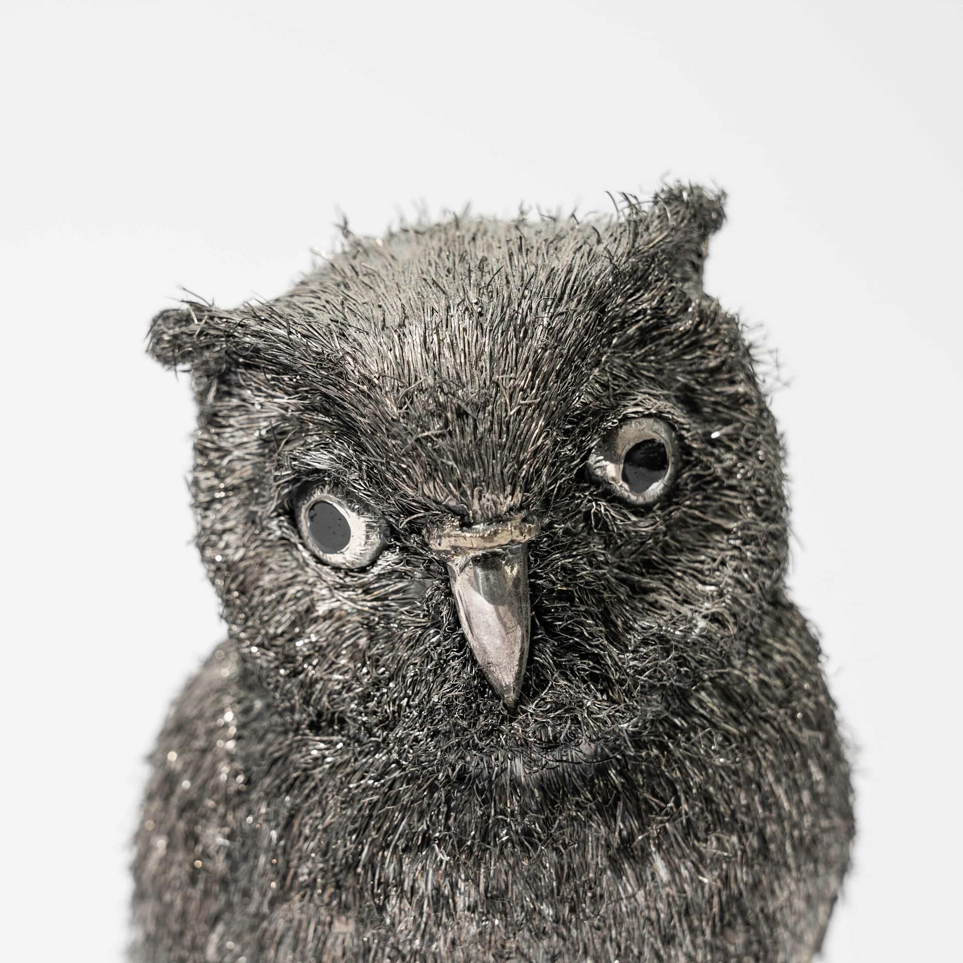 Mario Buccellati Sterling Silver Owl Figurine (Italian, 1950s) — Shreve ...