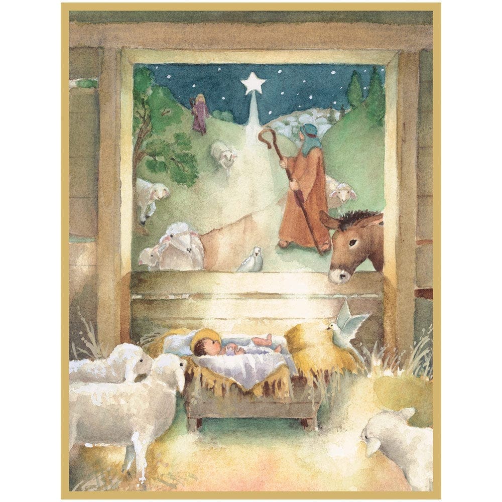 Shepard & Creche Greeting Cards (Set of 16) — Shreve, Crump & Low