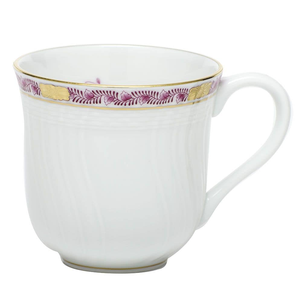 Raspberry Chinese Garland Mug — Shreve, Crump & Low
