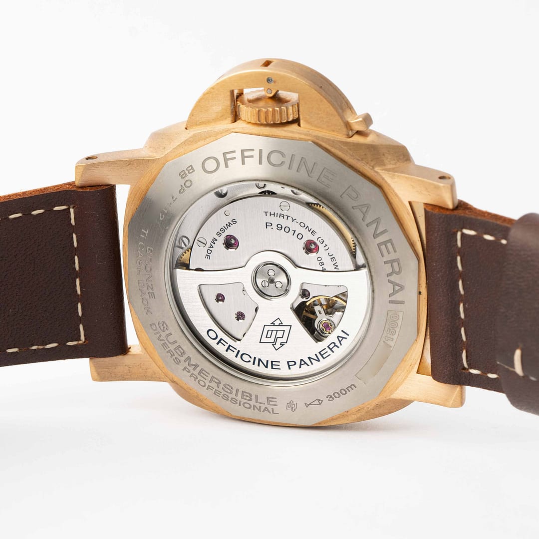 Pre-owned Panerai Submersible 1950 Chocolate Dial "Bronzo" Bronze 47mm ...