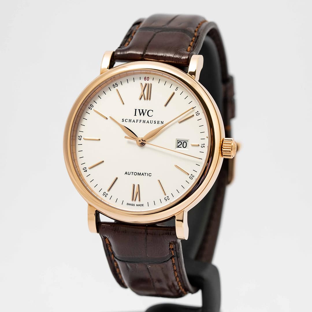 Preowned IWC Portofino Automatic Rose Gold 40mm (IW356504) — Shreve, Crump & Low