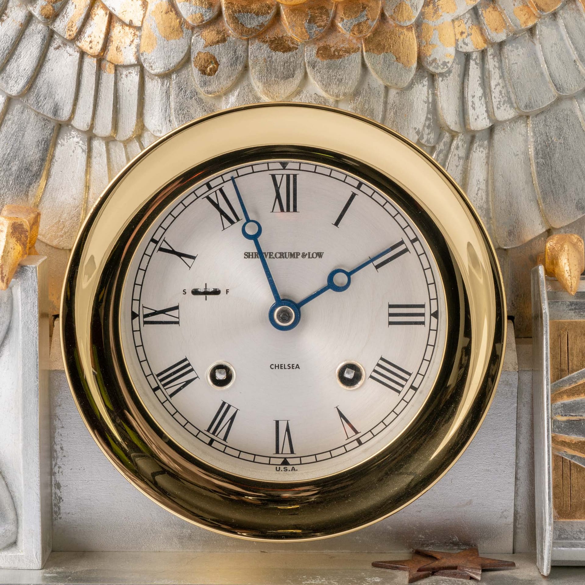 Chelsea Clock American Eagle Limited Edition Ship's Bell Clock — Shreve ...