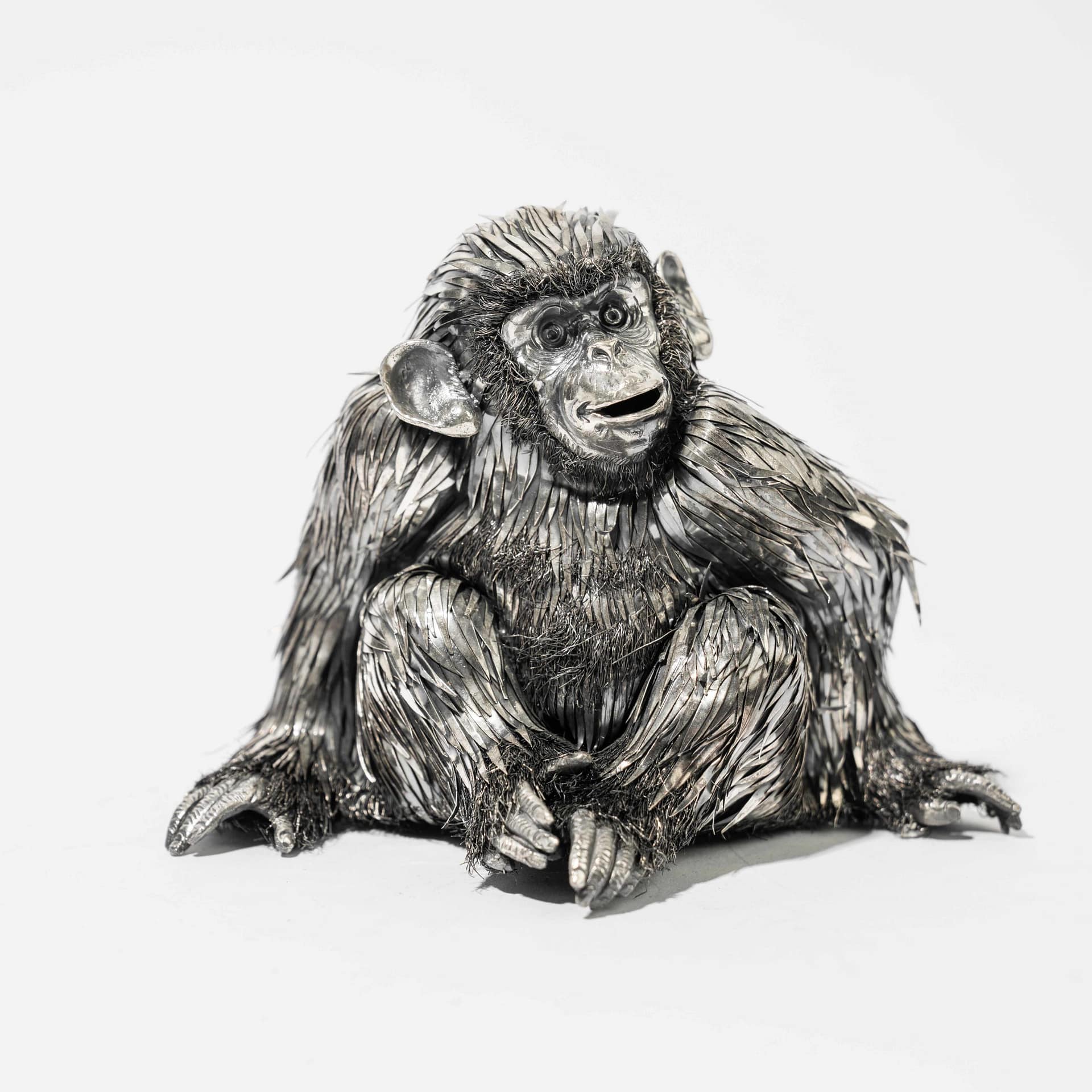 Mario Buccellati Sterling Silver Chimpanzee Figurine (Italian) — Shreve ...