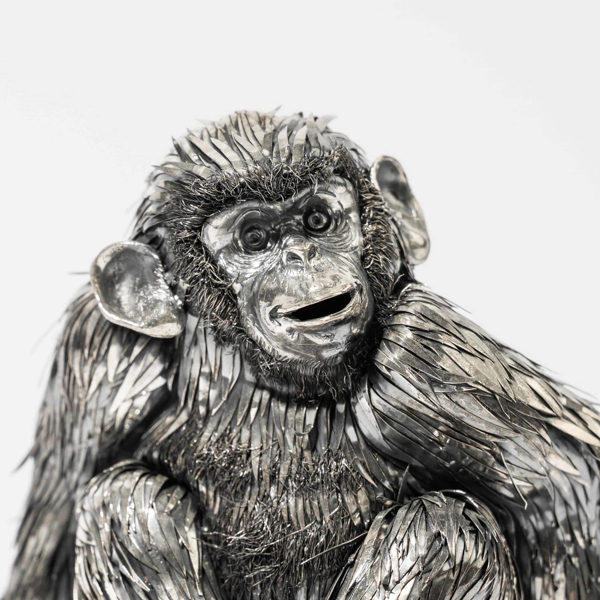 Mario Buccellati Sterling Silver Chimpanzee Figurine (Italian) — Shreve ...
