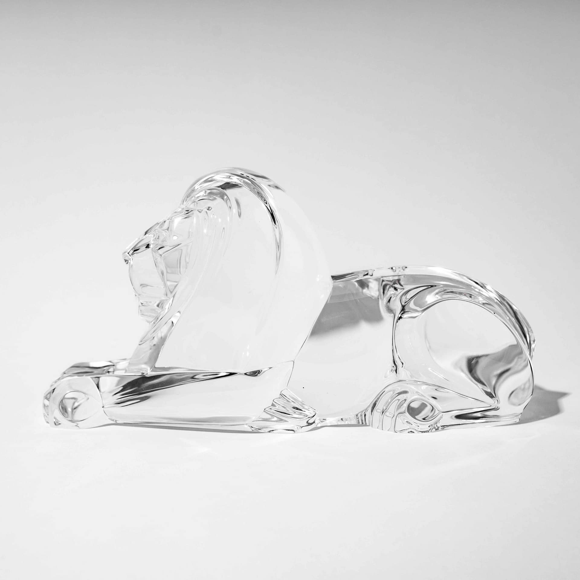 Vintage Steuben Crystal Lion Sculpture (American, 20th Century ...