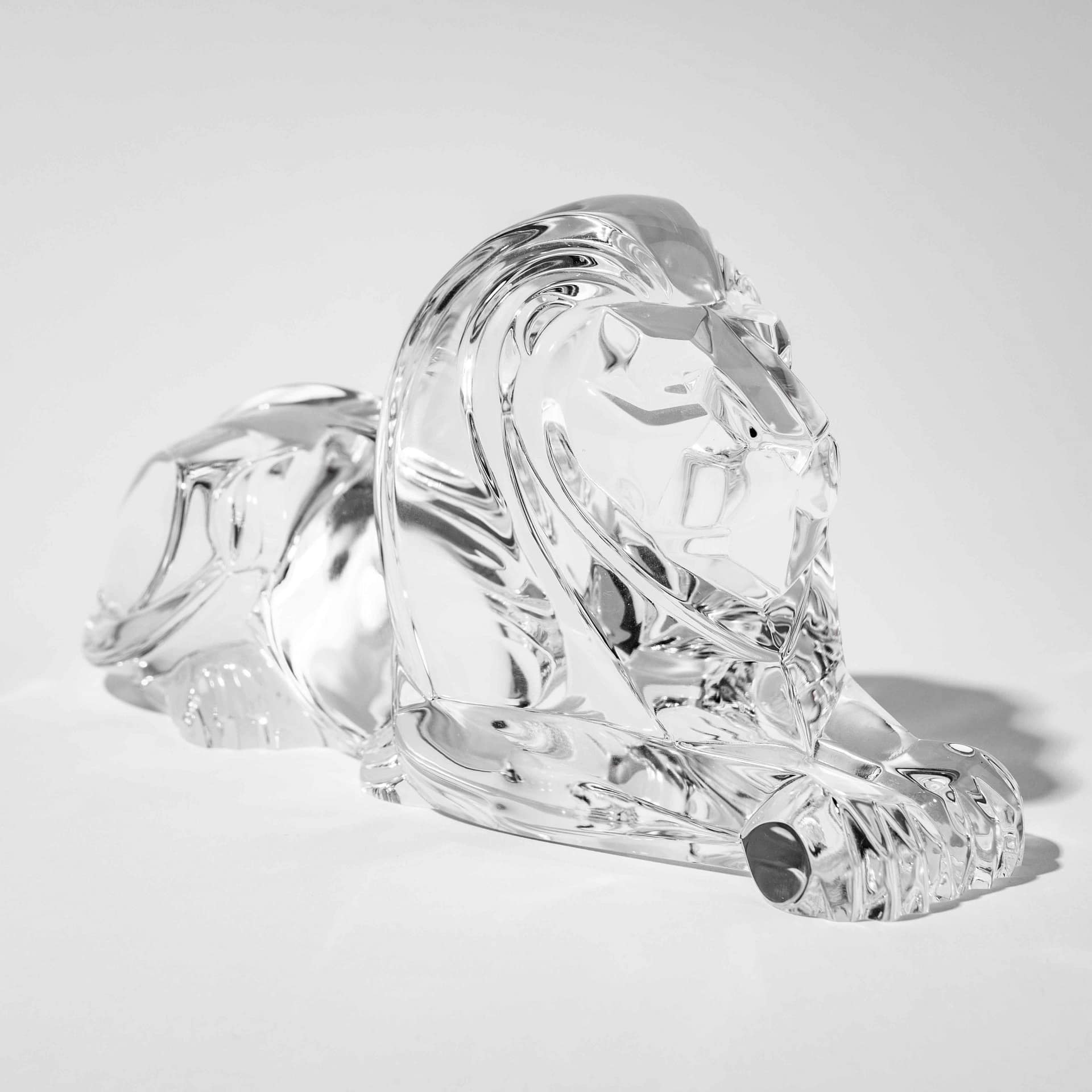 Vintage Steuben Crystal Lion Sculpture (American, 20th Century ...