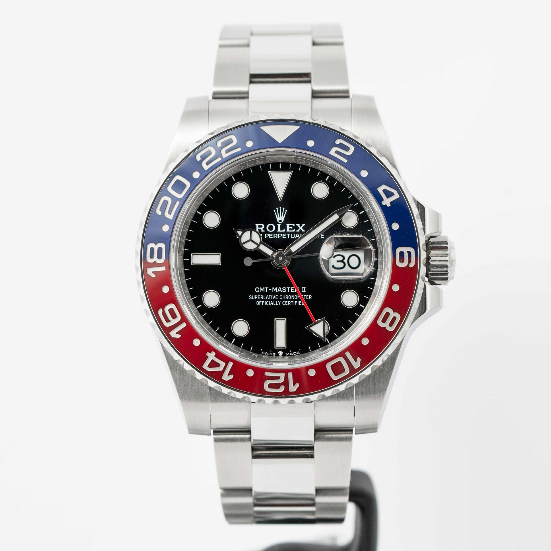 Rolex "Pepsi" GMT-MASTER II Stainless Steel 40mm (126710BLRO) — Shreve ...