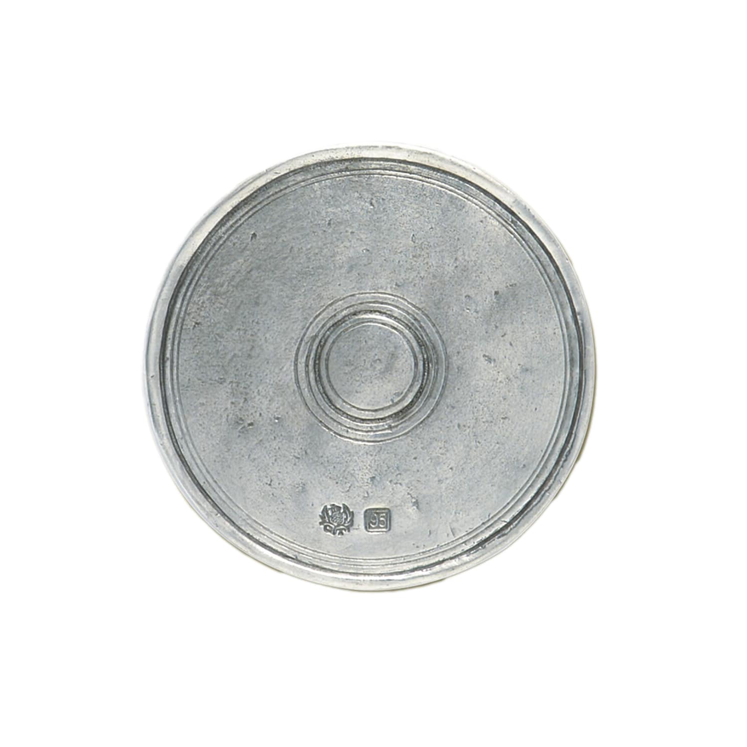 Round Pewter Coasters Set/2 — Shreve, Crump & Low